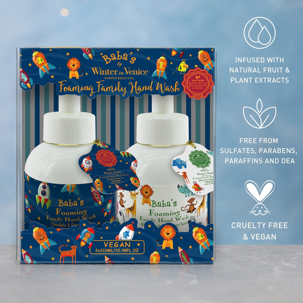 Baba's Foaming Family Hand Wash Duo Set - Blue – Winter In Venice
